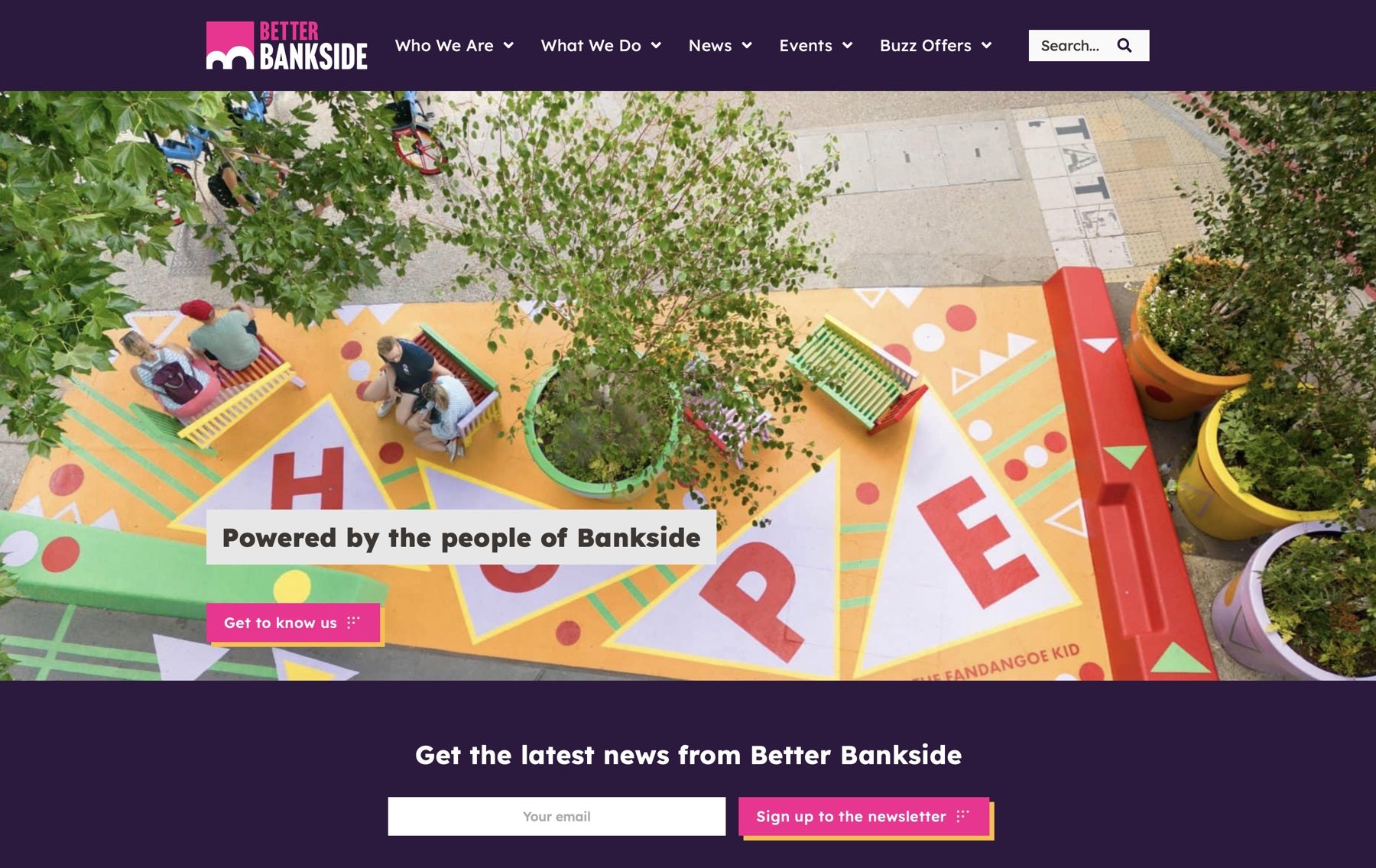 Better Bankside BID Website Case Study | Lewis Edward